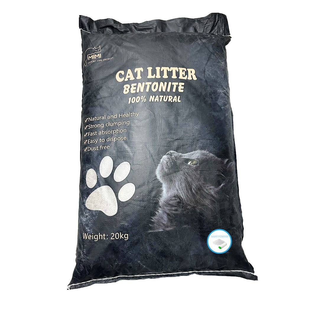 Bentonite Cat Litter Baby Powder Scent – 20Kg - Phi Pet Care